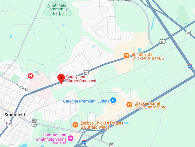 16. barley and burger smashed map