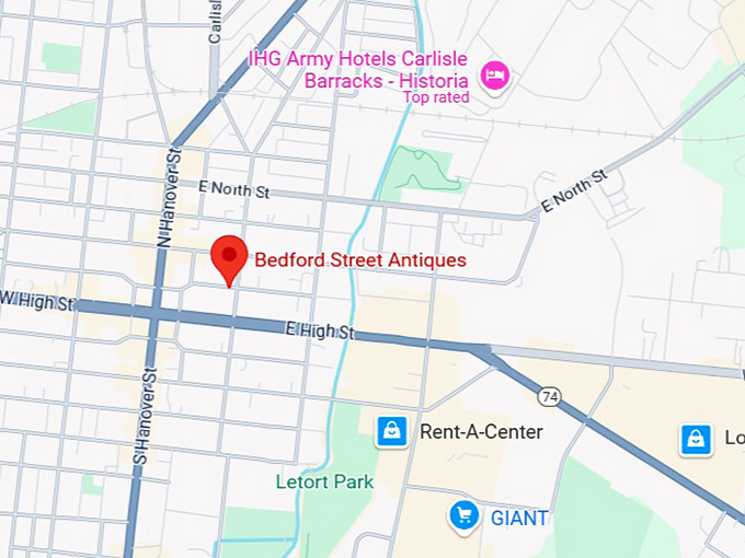 16. bedford street antiques llc map
