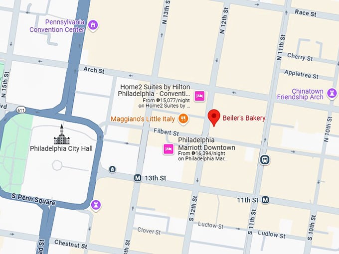 16. beiler's bakery map