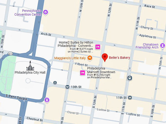 16. beiler's bakery map