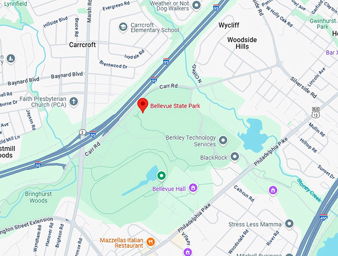 16. bellevue state park map