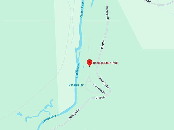 16. bendigo state park map