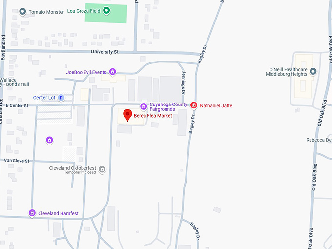 16. berea flea market map