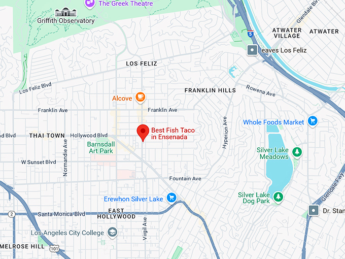 16. best fish taco in ensenada map