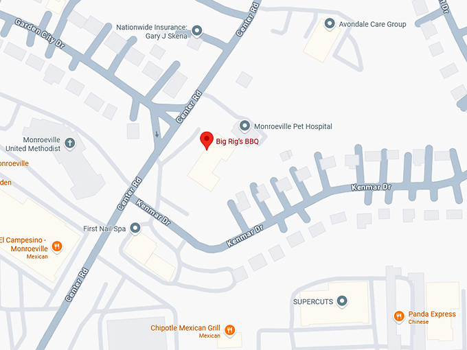 16. big rig’s bbq map