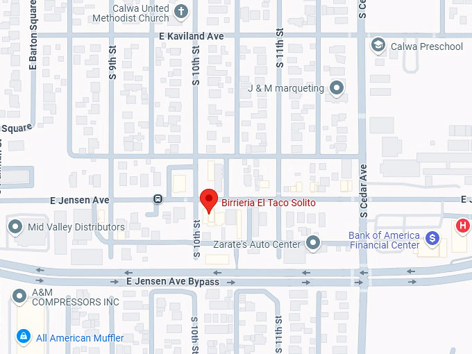 16. birrieria el taco solito map