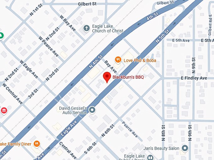 16. blackburn's bbq map