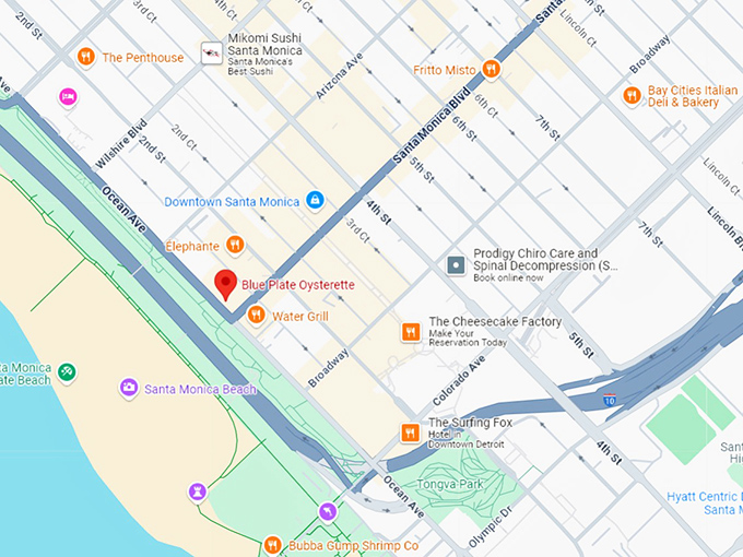 blue plate oysterette map