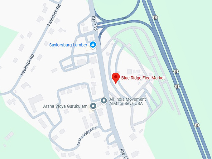 16. blue ridge flea market map