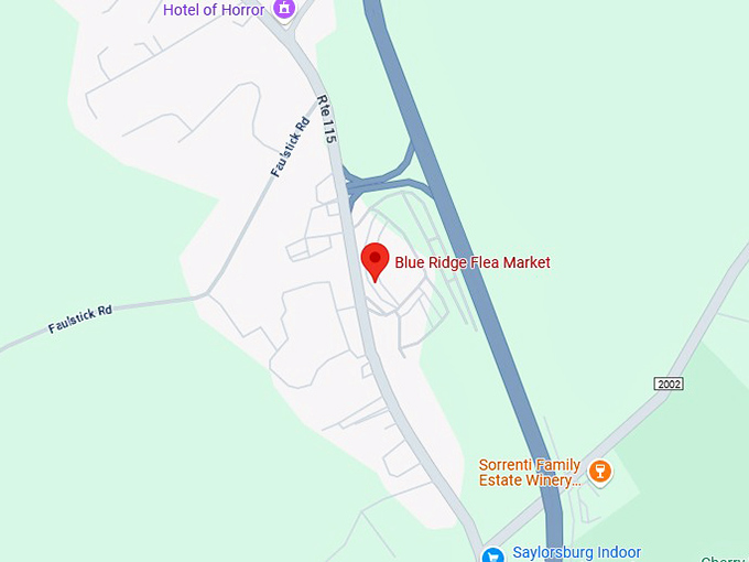 16. blue ridge flea market map