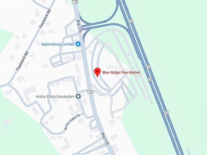 16. blue ridge flea market map