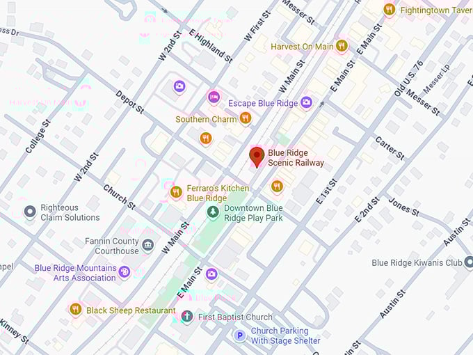 16. blue ridge scenic railway map
