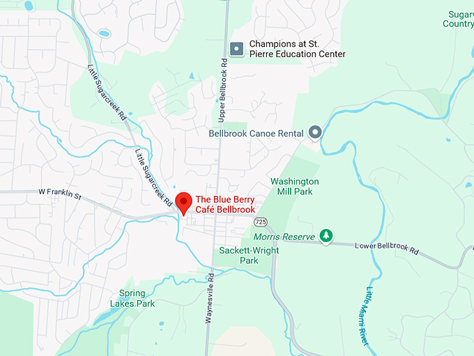 16. blueberry cafe map