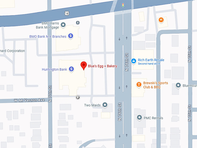 16. blue's egg + bakery map