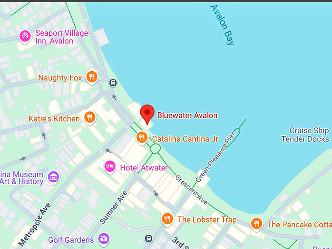 16. bluewater avalon map