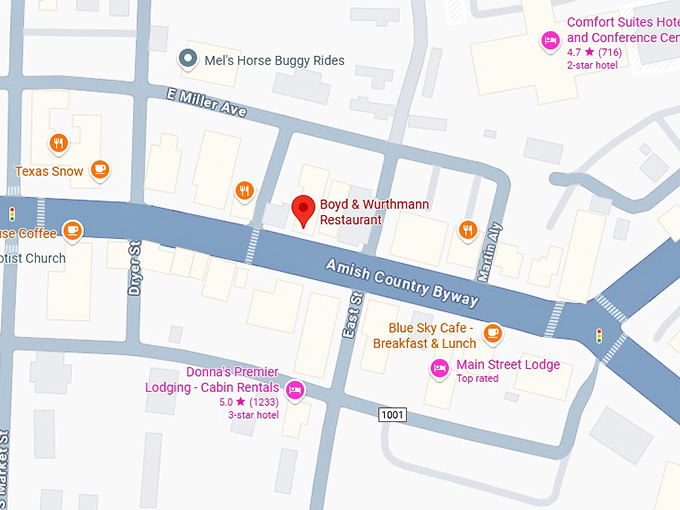 16. boyd & wurthmann restaurant map