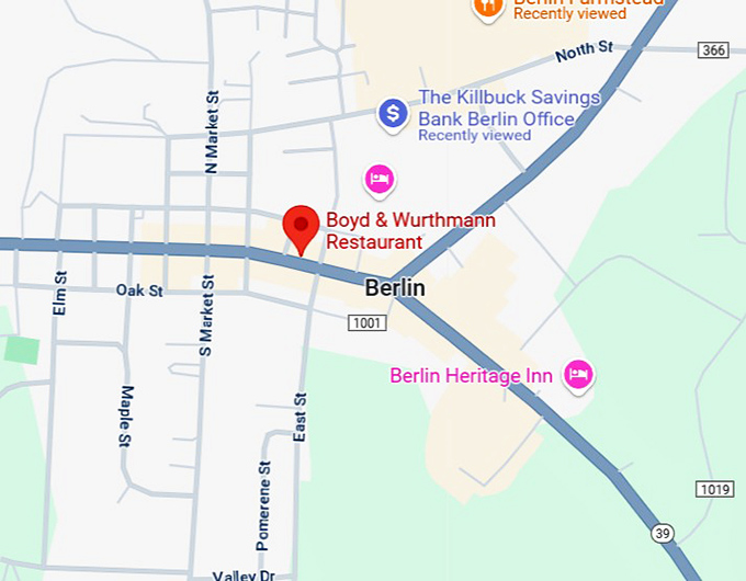 16. boyd & wurthmann restaurant map