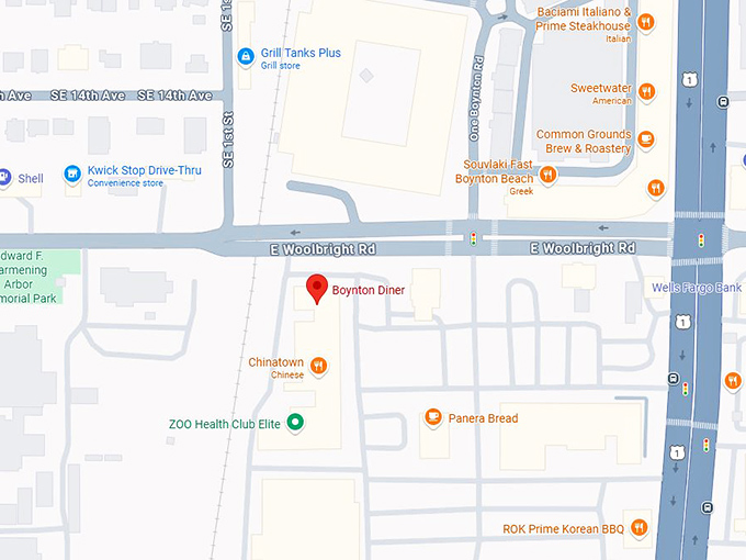 16. boynton diner map