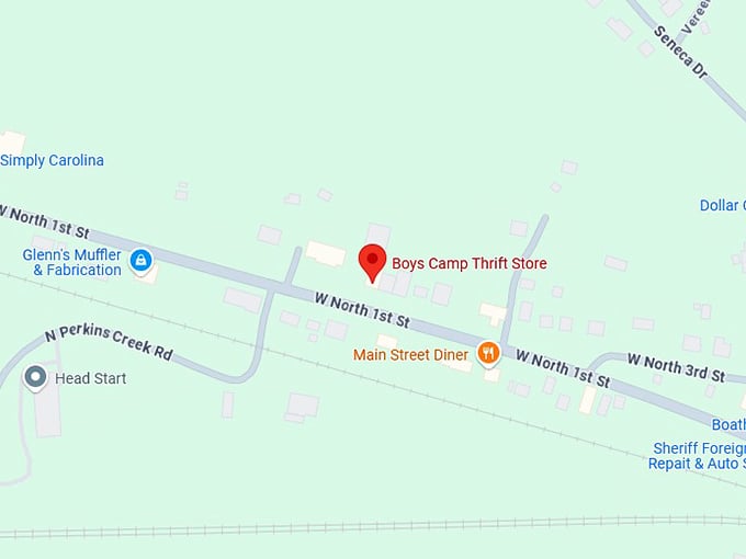 16. boys camp thrift store map