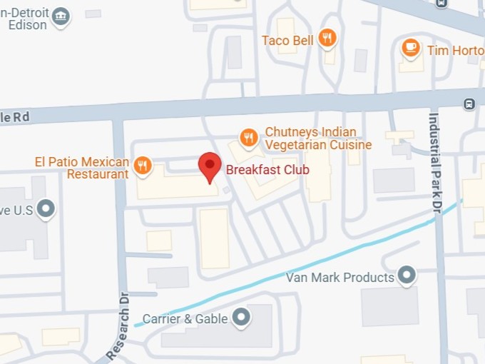 16. breakfast club map