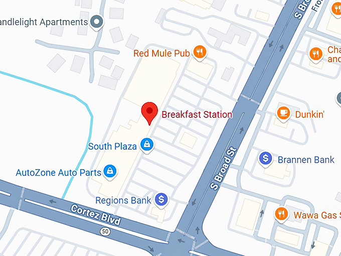 breakfast station (1242 s broad st) map