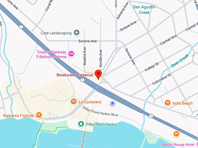 breakwater barbecue map