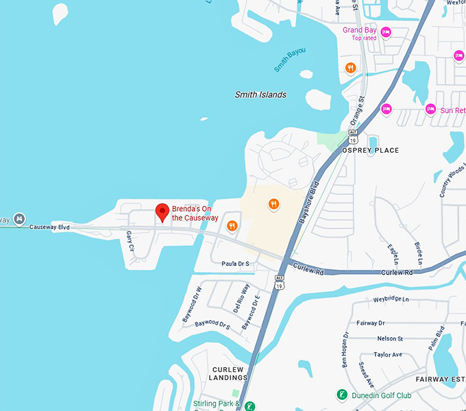 16. brenda's on the causeway map