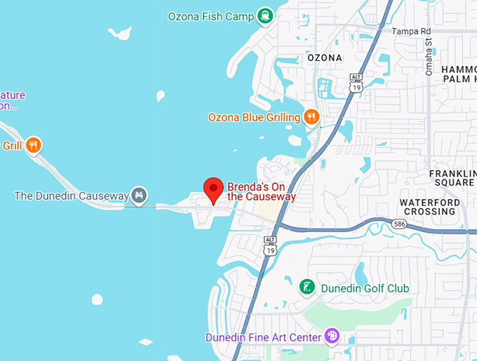 16. brenda's on the causeway map