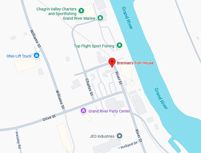 16. brennan's fish house map