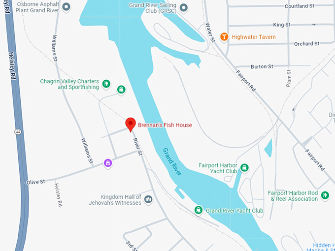 brennan's fish house map