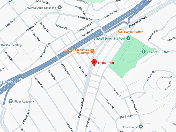 16. bridge thrift map