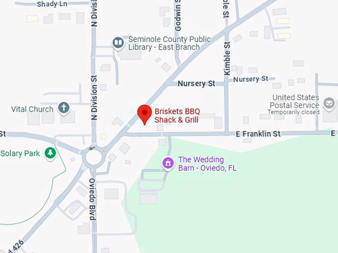 16. briskets bbq shack & grill map