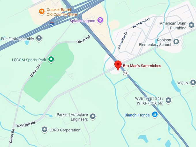 16. bro man's sammiches map