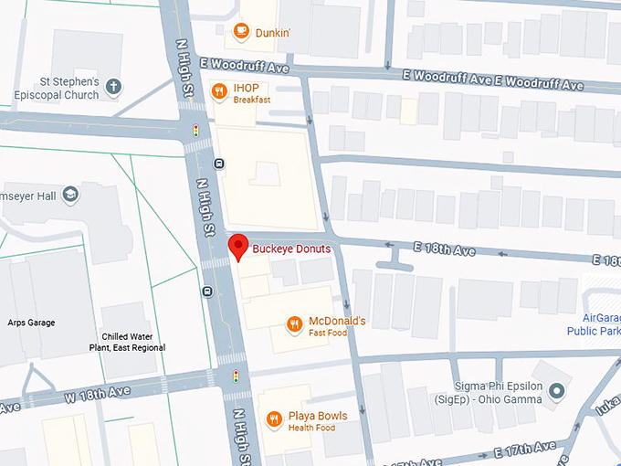 16. buckeye donuts map