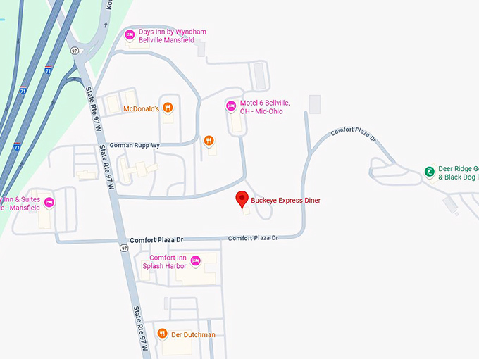 16. buckeye express diner map