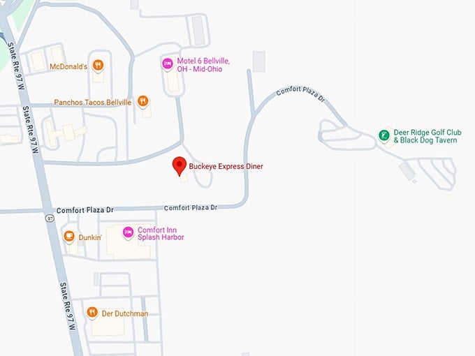 16. buckeye express diner map