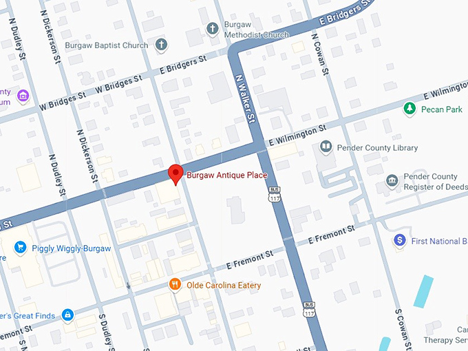 burgaw antique place map