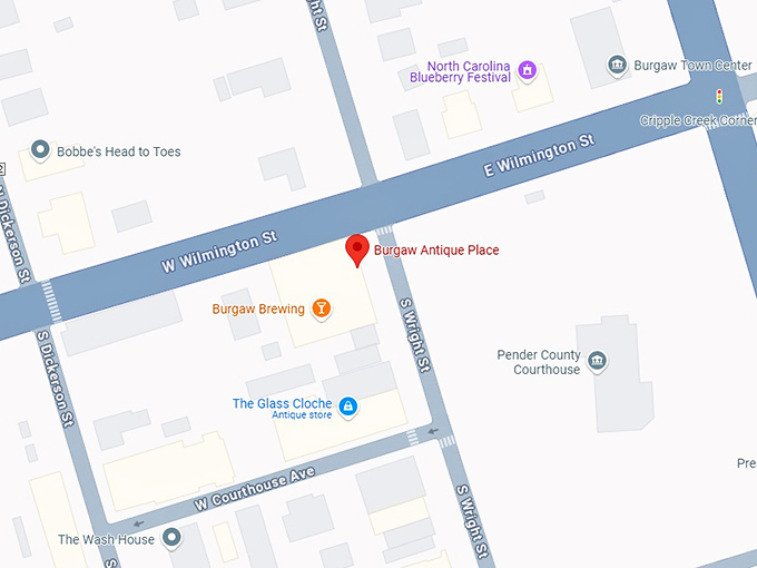 16. burgaw antique place map