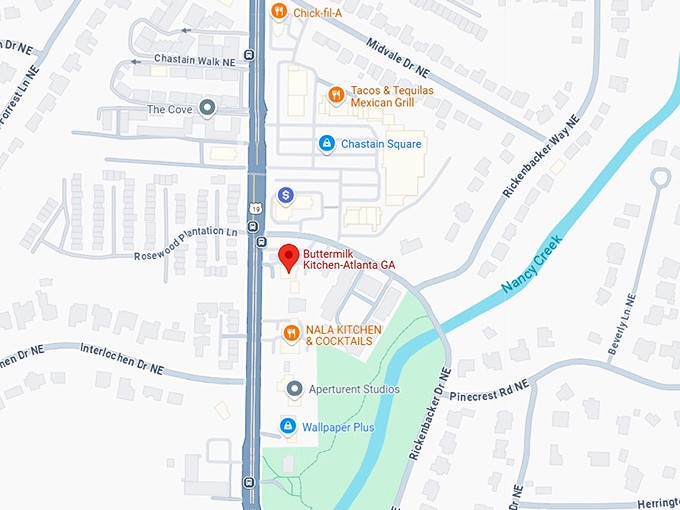 16. buttermilk kitchen map