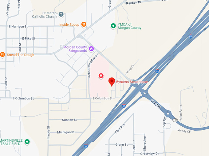16. bynum&rsquo;s steakhouse map