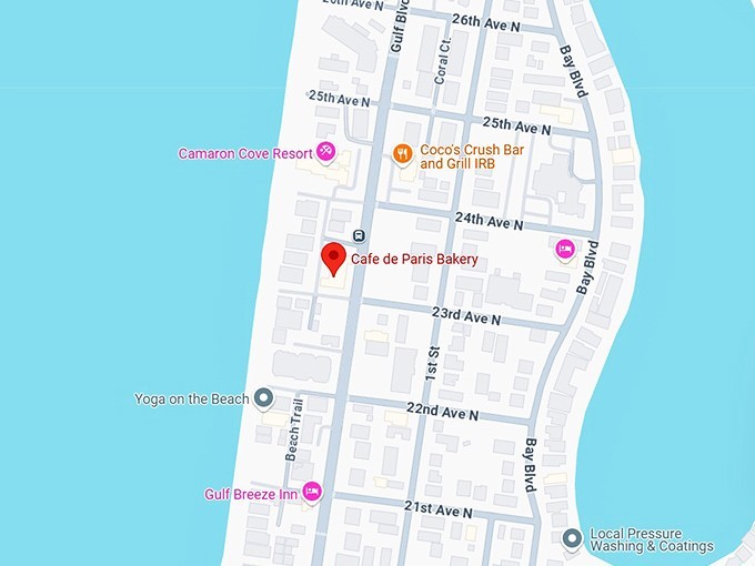 16. cafe de paris bakery map