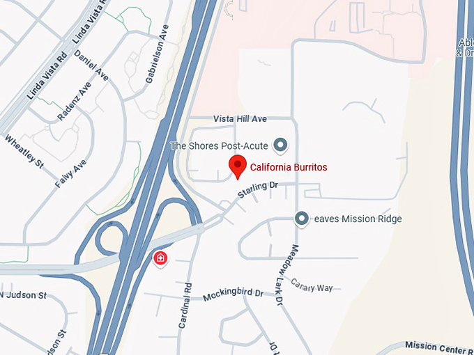 16. california burritos map