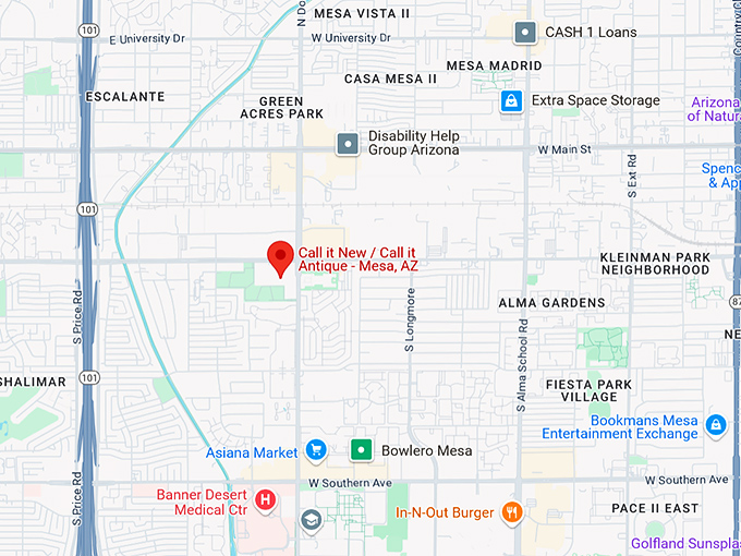 16. call it new call it antique mesa, az map
