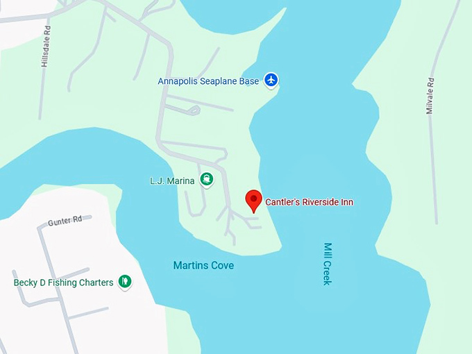 16. cantler's riverside inn map