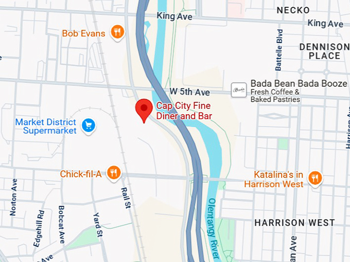 16. cap city fine diner and bar map