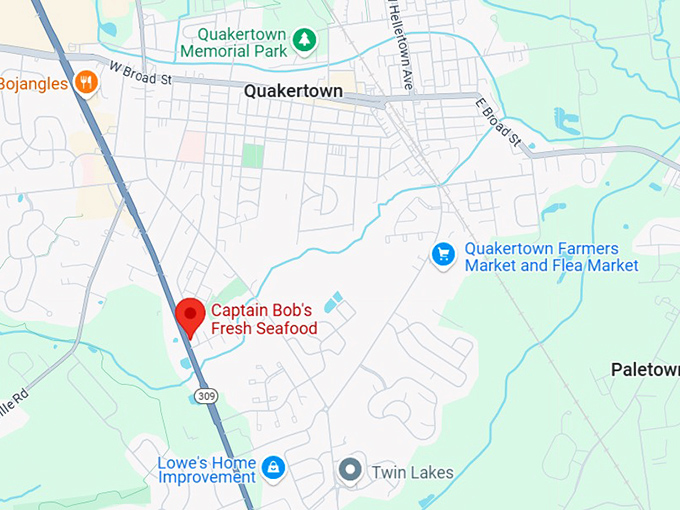 16. captain bob's fresh seafood map