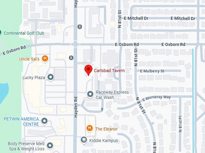 16. carlsbad tavern map