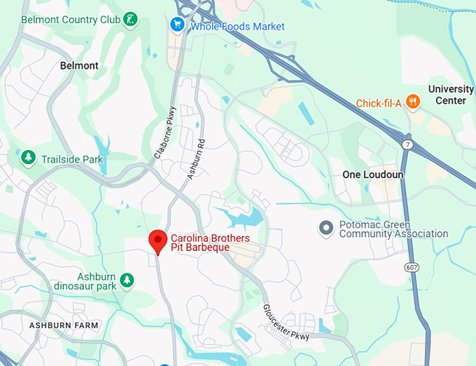 16. carolina brothers pit barbeque map