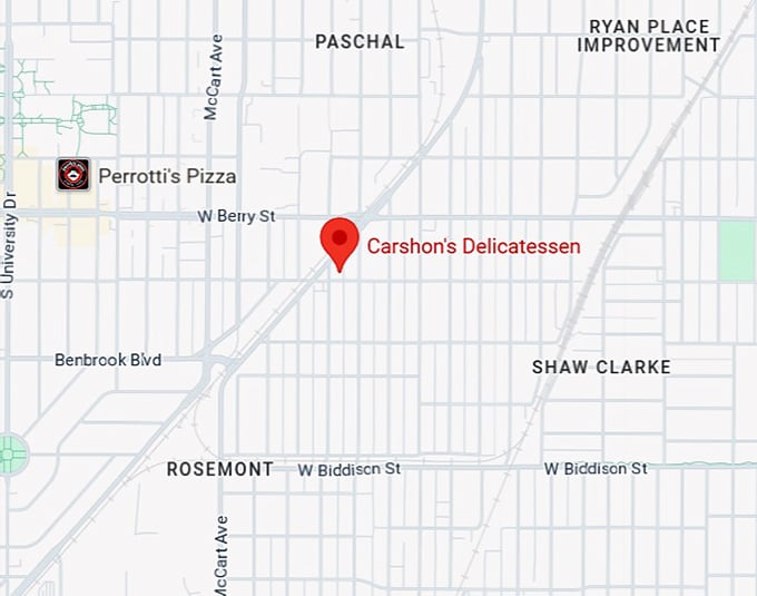 16. carshon's delicatessen map