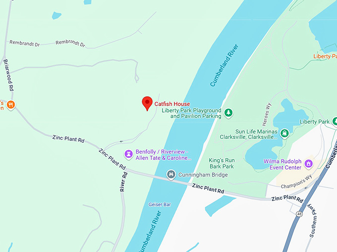 16. catfish house map